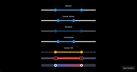 React Range Slider Input Demo Codesandbox