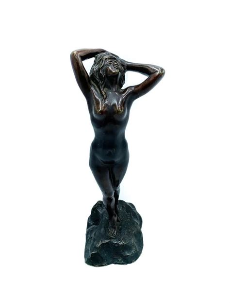Bronze Nude Sculpture By Tito Obici 1800 For Sale At 1stdibs