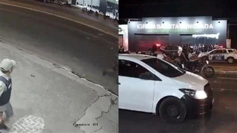Cenas fortes Vídeo mostra momento em que criança é atingida durante