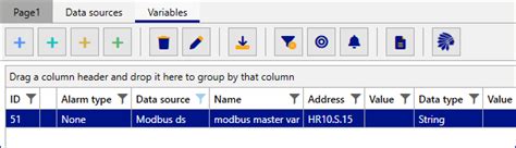 Modbus Variables Quickhmi Documentation