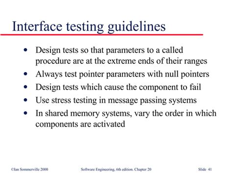 Defect Testing In Software Engineering Se20