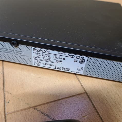 Yahooオークション 1226 Sony ソニー Cddvd Player Dvp Sr20 プレ