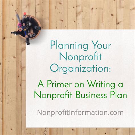 How To Write A Nonprofit Business Plan Forming A 501c3 Artofit