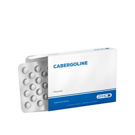 Cabergoline 025mg Zphc Pack Of 20 Tablets Zphc Store