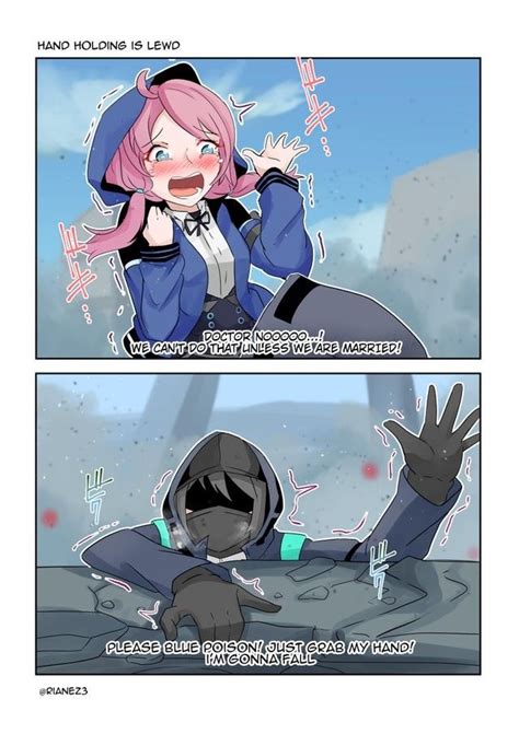 An Anime Comic Strip With The Caption That Reads