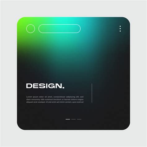 Futuristic Square Gradient Background Pop Up Window Vector