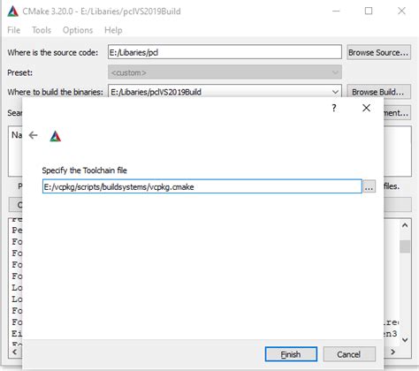 Using Pcl On Windows With Vcpkg And Cmake Point Cloud Library