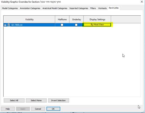 Linked Model Graphical Display Autodesk Community