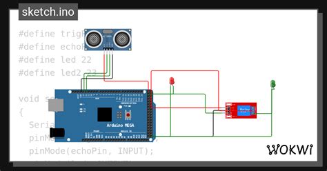 Practical Dc Motor With Ultrasonic Wokwi Esp32 Stm32 Arduino