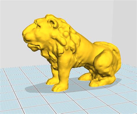 狮子stl By 黄哥 3d打印模型文件3d模型库 免费平价 魔猴网