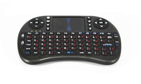 Клавиатура беспроводная с подсветкой MHZ MWK08/i8 LED touch Черная ...