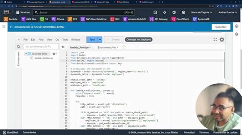 Creando Api Rest Con Api Gateway Lambda Dynamodb En Aws Youtube