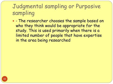 Sampling