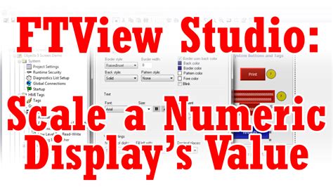 View Studio Scaling A Value In A Numeric Display M E The
