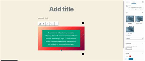 Cover Block Wave Styles Cover Up Text Issue 25866 WordPress