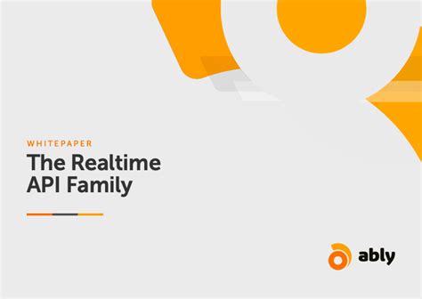 The Realtime API Family Dzone Whitepaper