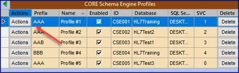 Core Hl7 Sql Engine Actions Menu