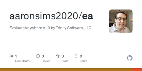 Github Aaronsims2020ea Evaluateanywhere V10 By Trinity Software