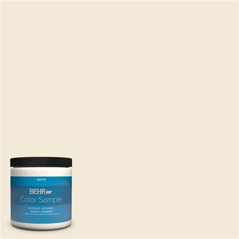 BEHR PREMIUM PLUS 8 Oz 740C 1 Seaside Sand Satin Enamel Interior