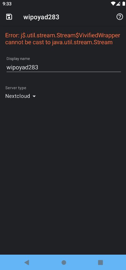 Lost Ability To Sync With Davx5 Since Updating To 1302 · Issue 2078