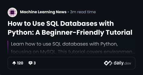 How To Use Sql Databases With Python A