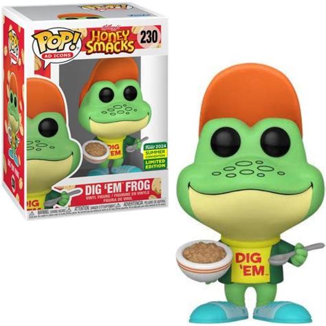 Funko Pop Ad Icons Kelloggs Honey Smacks Dig Em Frog 230 Exclus