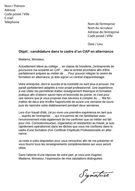Exemple Lettre De Motivation Cap Coiffure Laboite Cv Fr