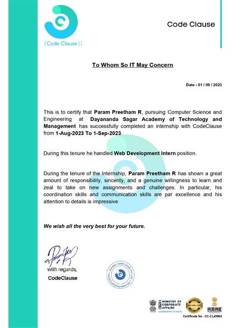 Webdevelopment Codeclauseinternship Learningandgrowing Param