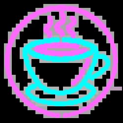 Neon Sign Coffee Cup