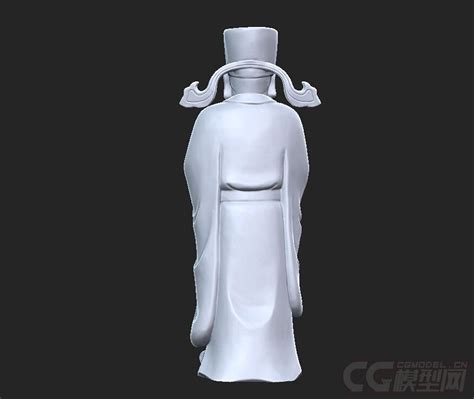 中式雕塑模型 财神模型 佛像雕塑模型库 3ds Maxmax模型下载 Cg模型网