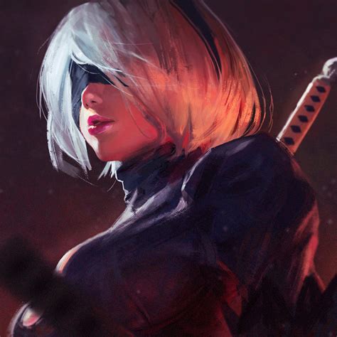 2b By Guweiz Nier Automata Know Your Meme
