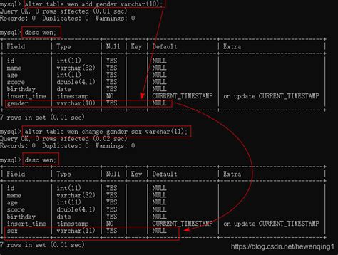 Mysql （创建、查询、修改、删除）数据表mysql中创建、查看、修改、删除数据表的语句是什么 Csdn博客
