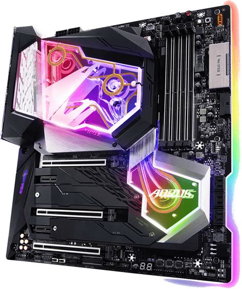 GIGABYTE Z390 Aorus Xtreme Waterforce - материнка с полным водяным ...