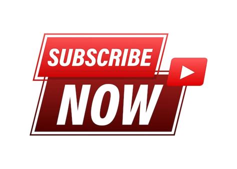 Premium Vector Subscribe Now Social Media Element Vector Stock