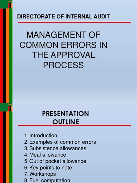 Common Errors In Travel Approval Requests And Compliance With