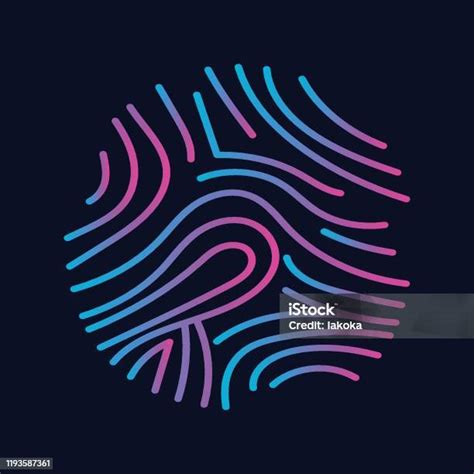 벡터 지문 생체 인식 데이터 식별 개인 데이터의 승인 및 확인 0명에 대한 스톡 벡터 아트 및 기타 이미지 0명 개성 개념 검증 Istock