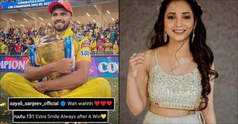 Meet Ruturaj Gaikwads Rumoured Girlfriend She Is Drop Dead Gorgeous