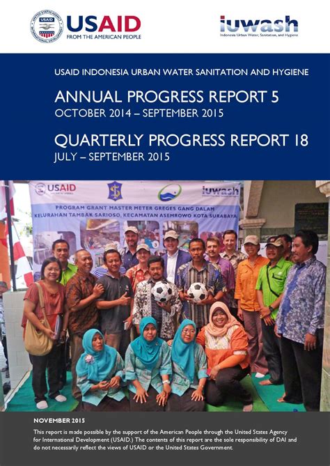 Usaid Reporting Template