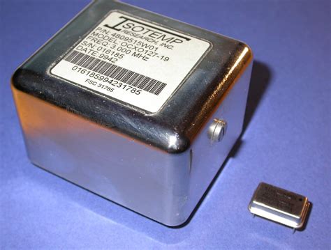 Isotemp Ocxo 127 19 Superb 3mhz Reference Oscillator X9 27mhz For