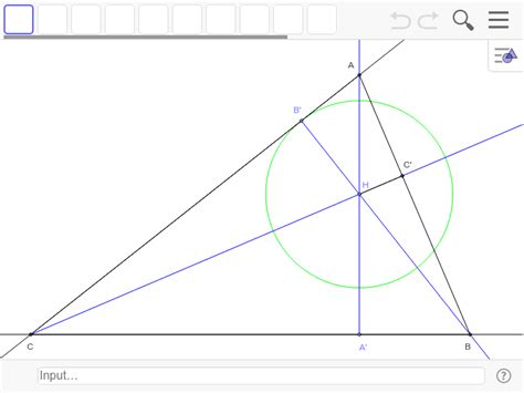 Construire Un Triangle à Partir De Lorthocentre Geogebra