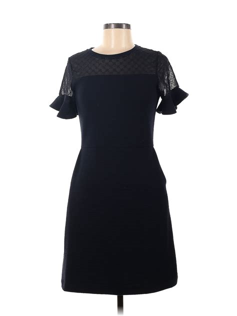 French Connection Solid Navy Black Casual Dress Size 6 73 Off Thredup