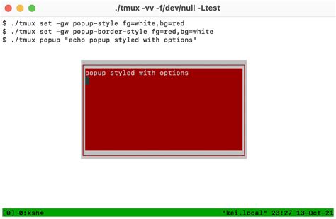 Add Popup Style Arguments By Afh · Pull Request 2931 · Tmuxtmux · Github