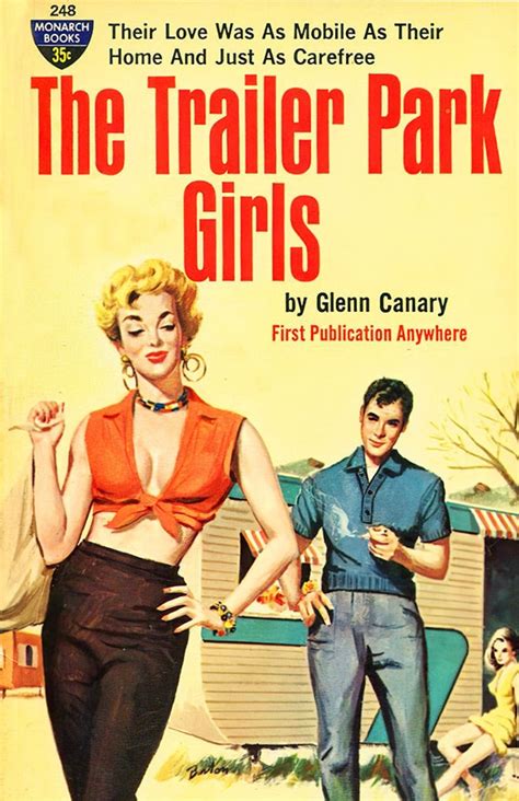 Vintage Erotic Pulp Poster The Trailer Park Girls Etsy