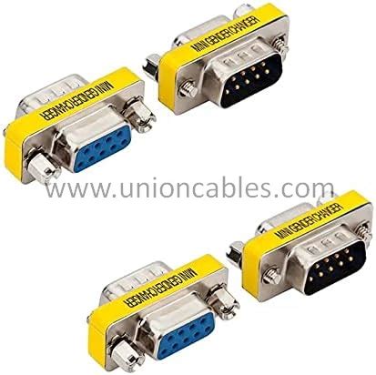 Rs Serial Cable Pin DB Female To Female Male To Male Gender Changer Coupler Adapter Connector