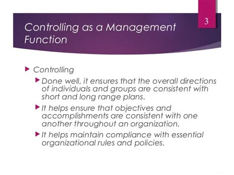 controlling in management
