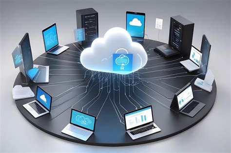 premium ai image a concept of cloud computing and data privacy in the