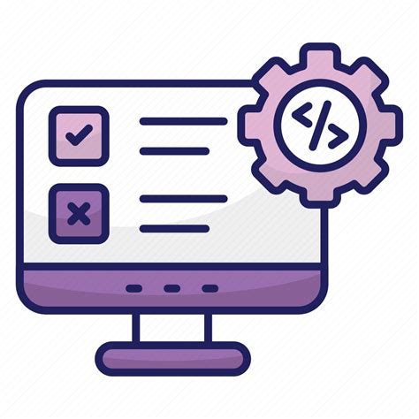 System Coding Programming Development Source Vector Icon