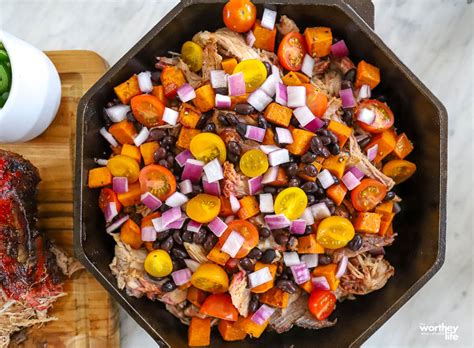 Pulled Pork Breakfast Skillet