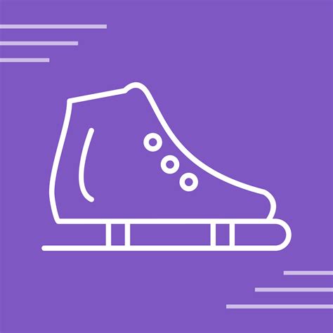 Ice Skating Shoe Vector Icon 23000963 Vector Art At Vecteezy