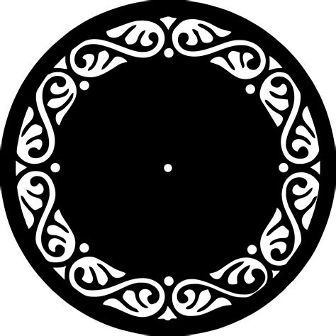 Buy Classic Foliage Wall Clock Cdr Vector Design Online